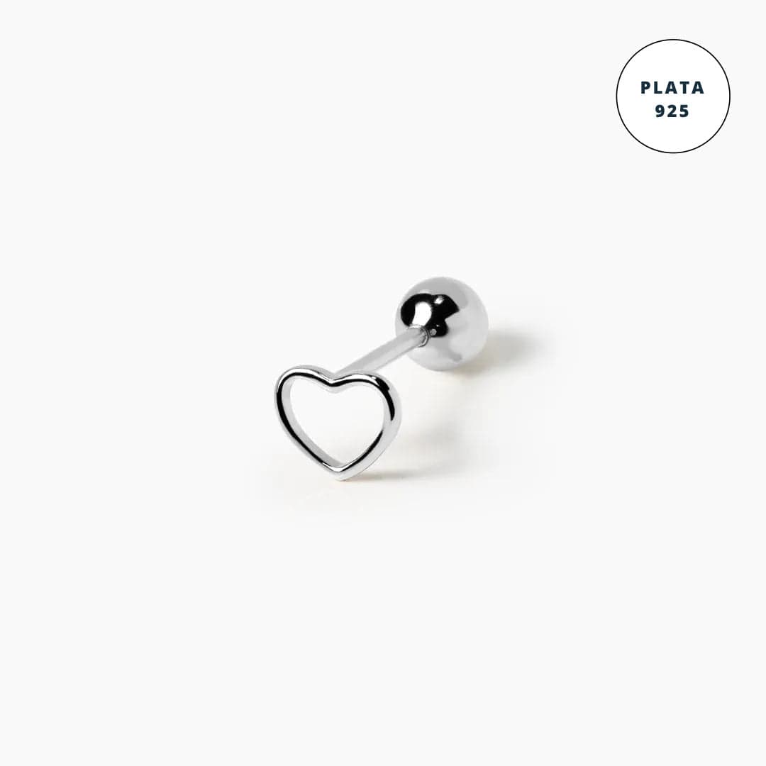OPEN HEART PIERCING SILVER – Autentica