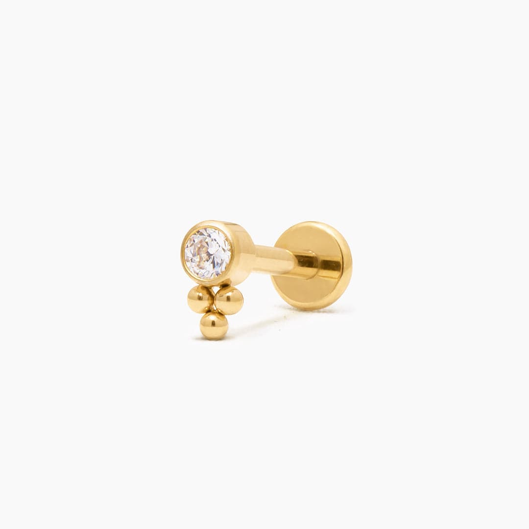 SOHO PIERCING TITANIO - GOLD - WATERPROOF – Autentica
