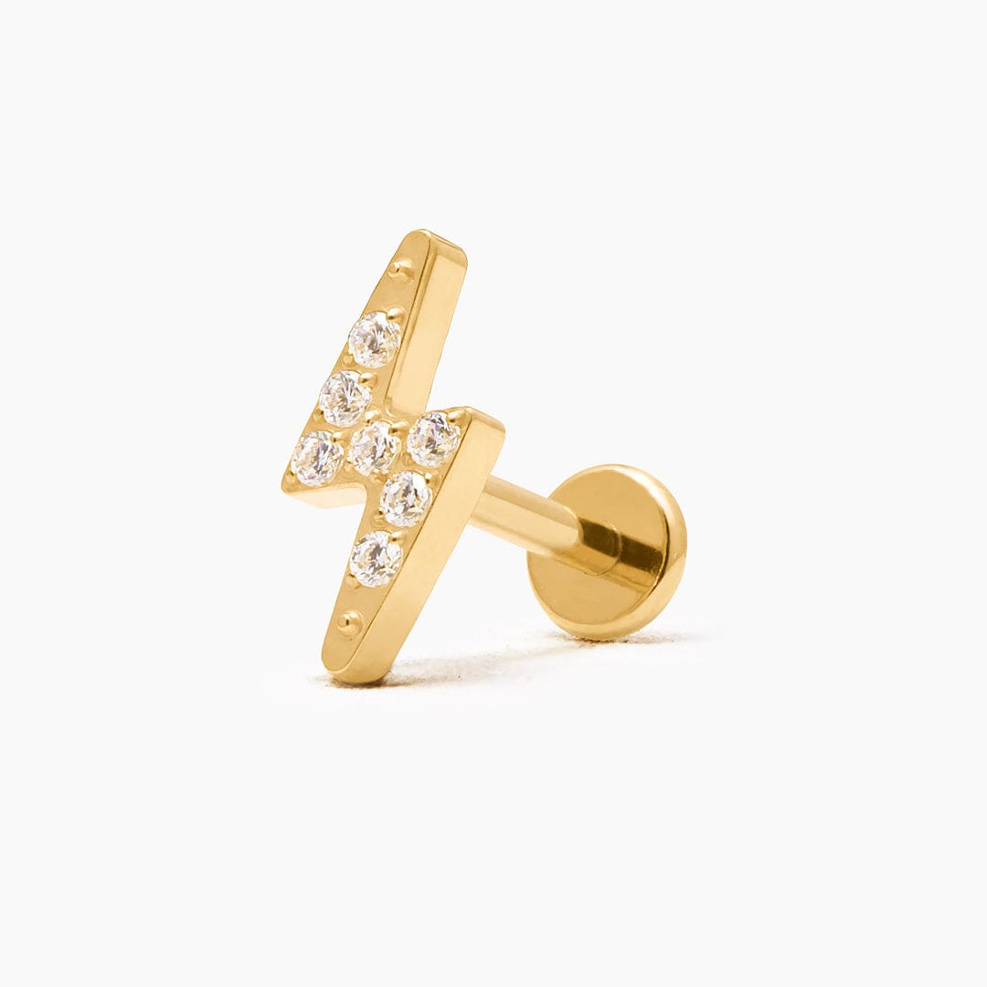 STRONG PIERNCING TITANIO - GOLD - WATERPROOF – Autentica